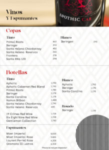 MENU – 4 Jacks Bar & Bistro