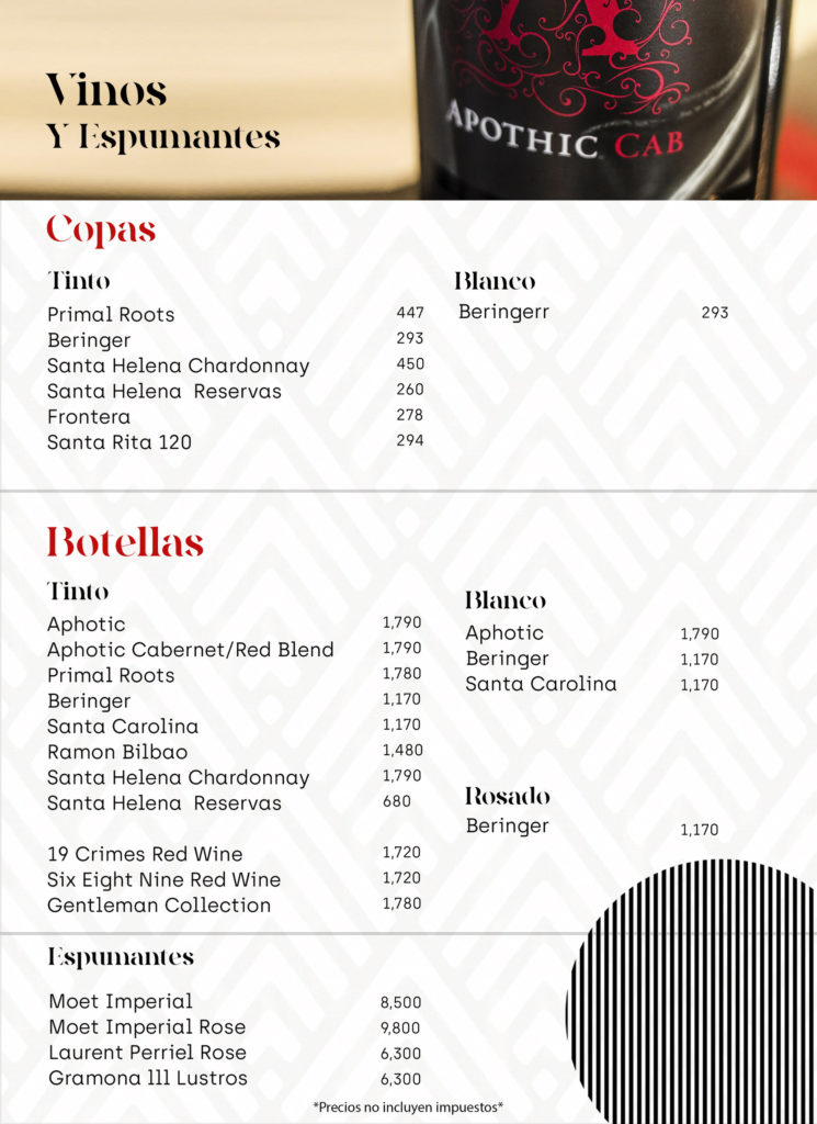 MENU – 4 Jacks Bar & Bistro