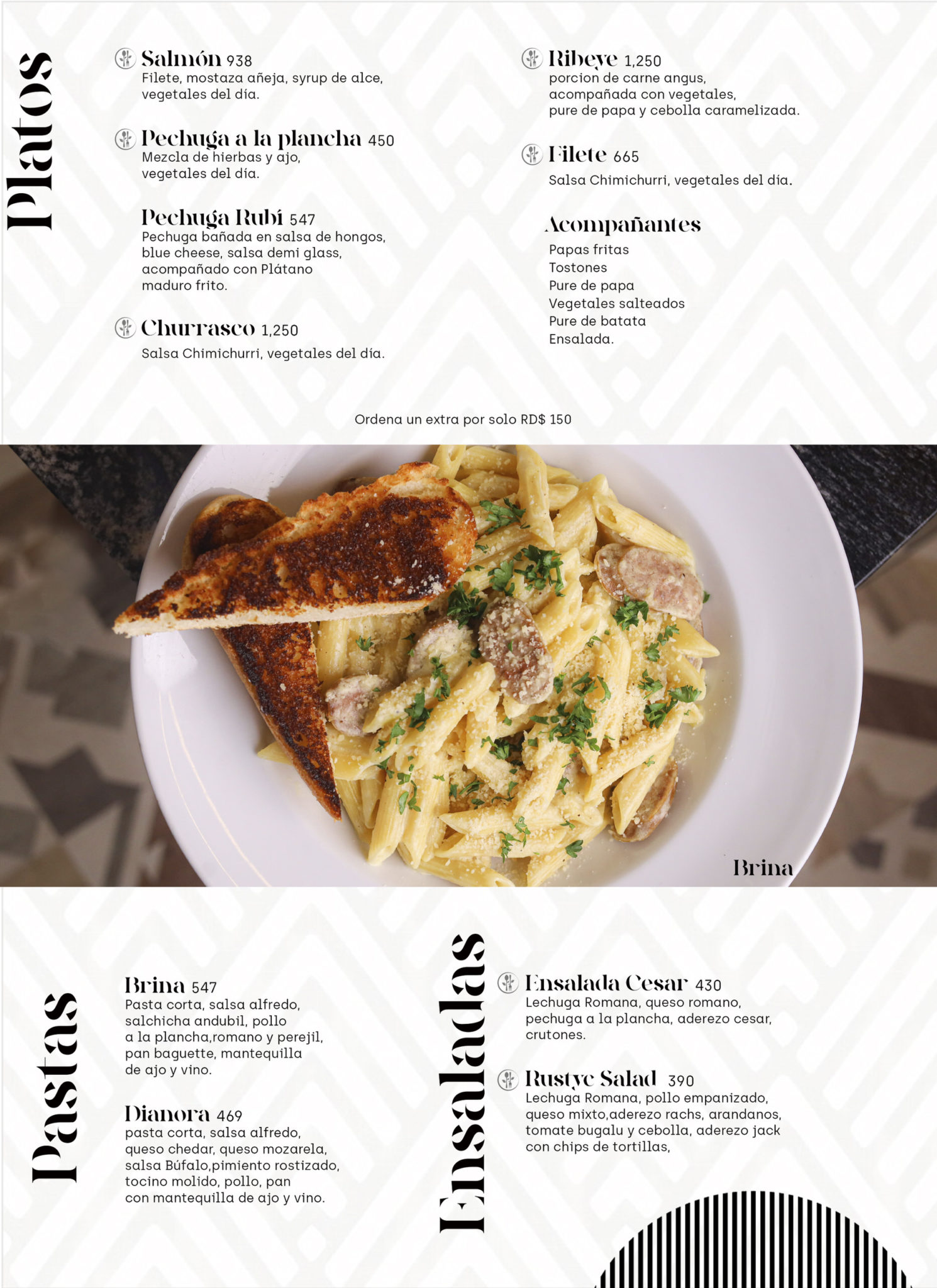 MENU – 4 Jacks Bar & Bistro