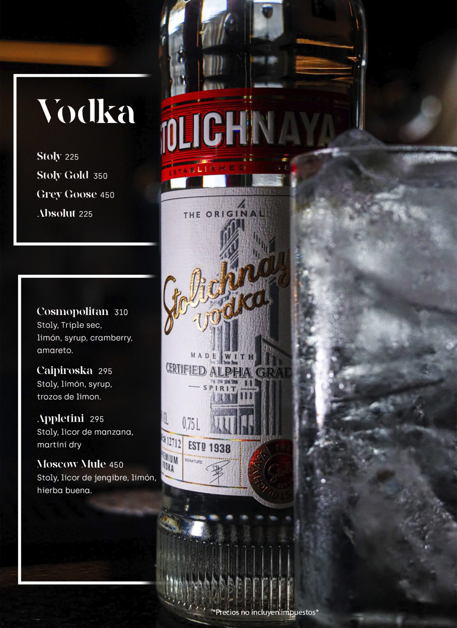 MENU – 4 Jacks Bar & Bistro